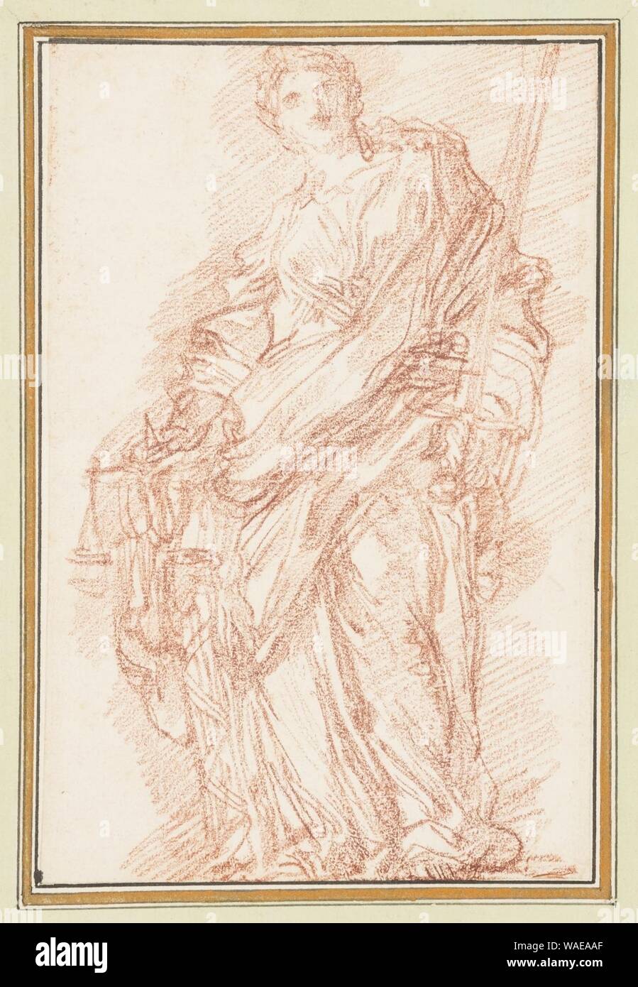 Drawing, Allegory of justice with sword and scales, ca. 1759–70 Stock ...