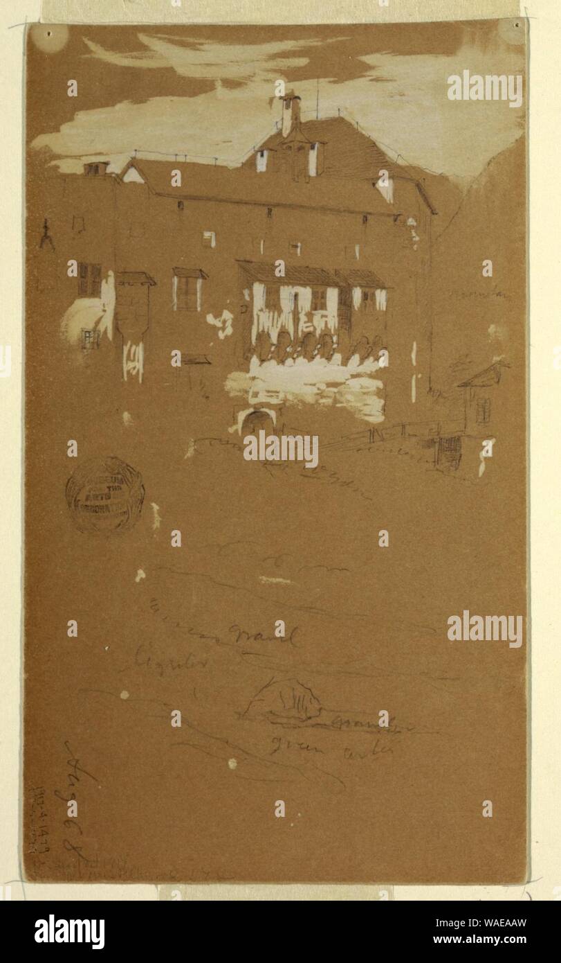 Drawing, Alpine Sketches Stock Photo - Alamy