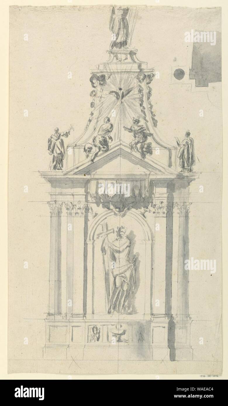 Drawing, Altar, 1775 Stock Photo - Alamy