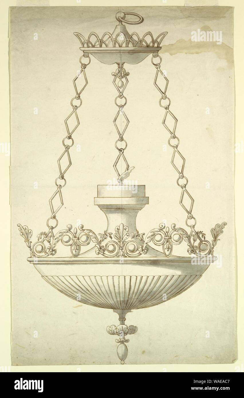 Drawing, Altar Lamp, ca. 1830 Stock Photo - Alamy