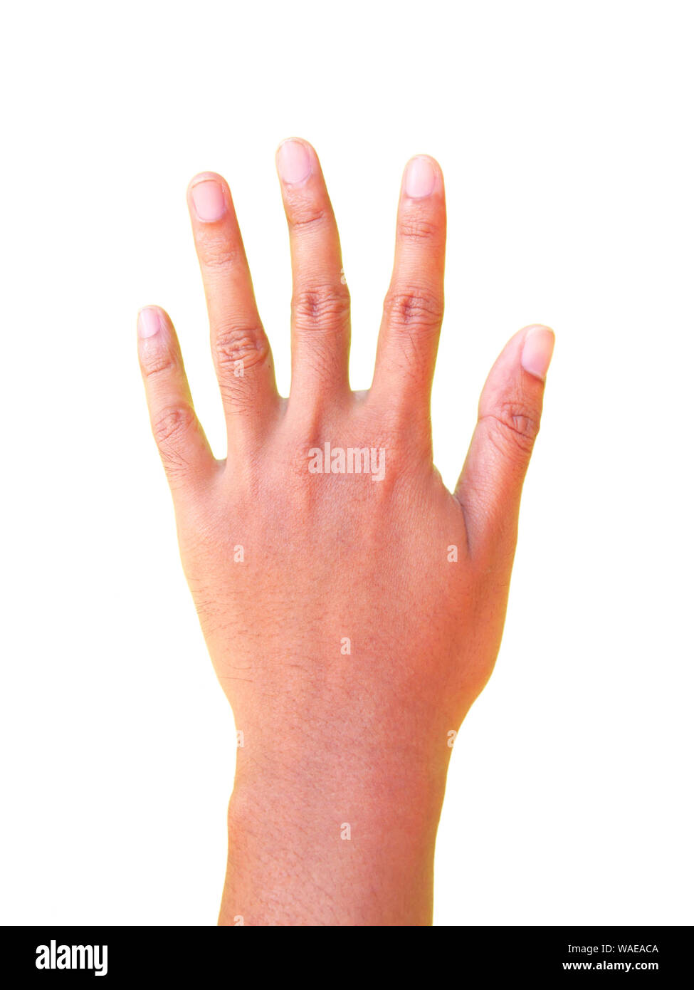 Number five finger hand symbol hi-res stock photography and images - Alamy