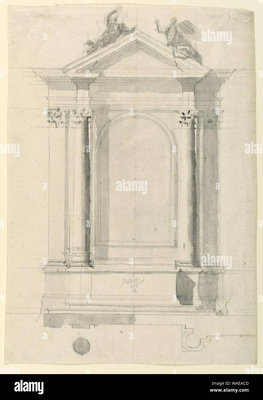 Drawing, Altar, 1775 Stock Photo - Alamy