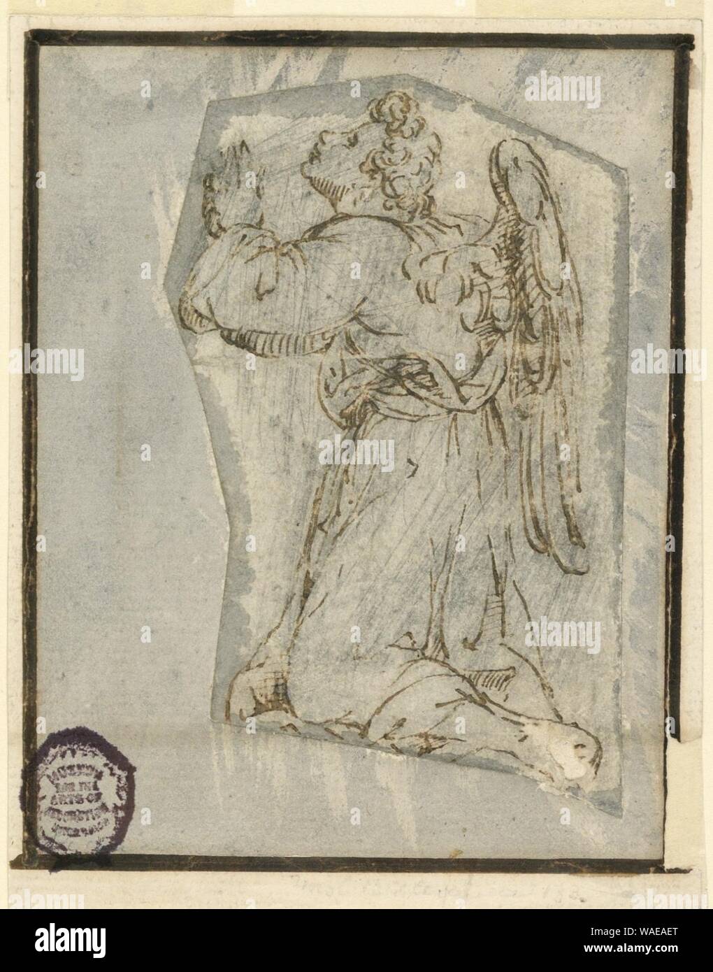 Drawing, An Adoring Angel, late 16th century Stock Photo - Alamy