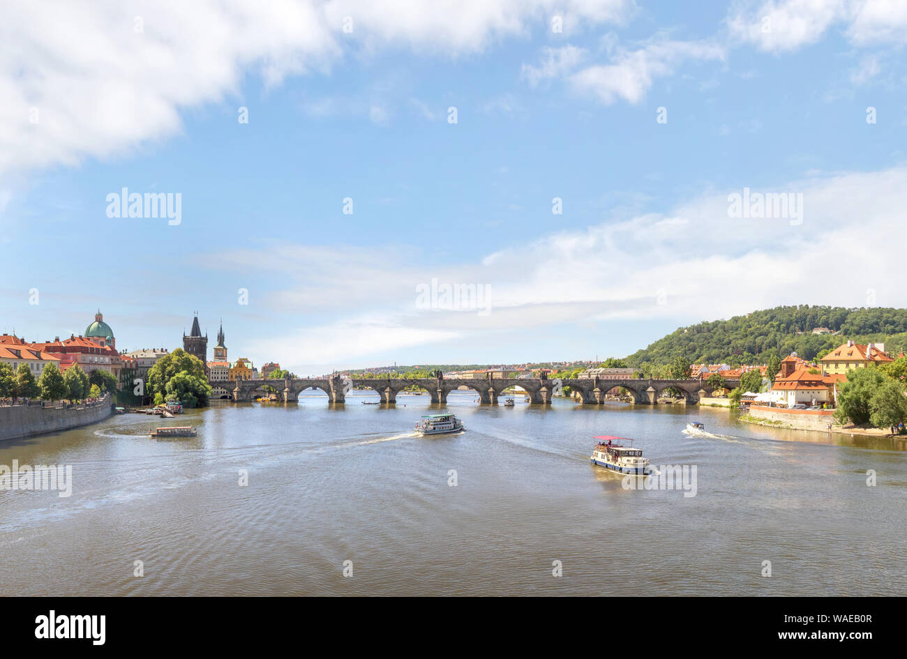 Prague panorama charles bridge hi-res stock photography and images - Alamy