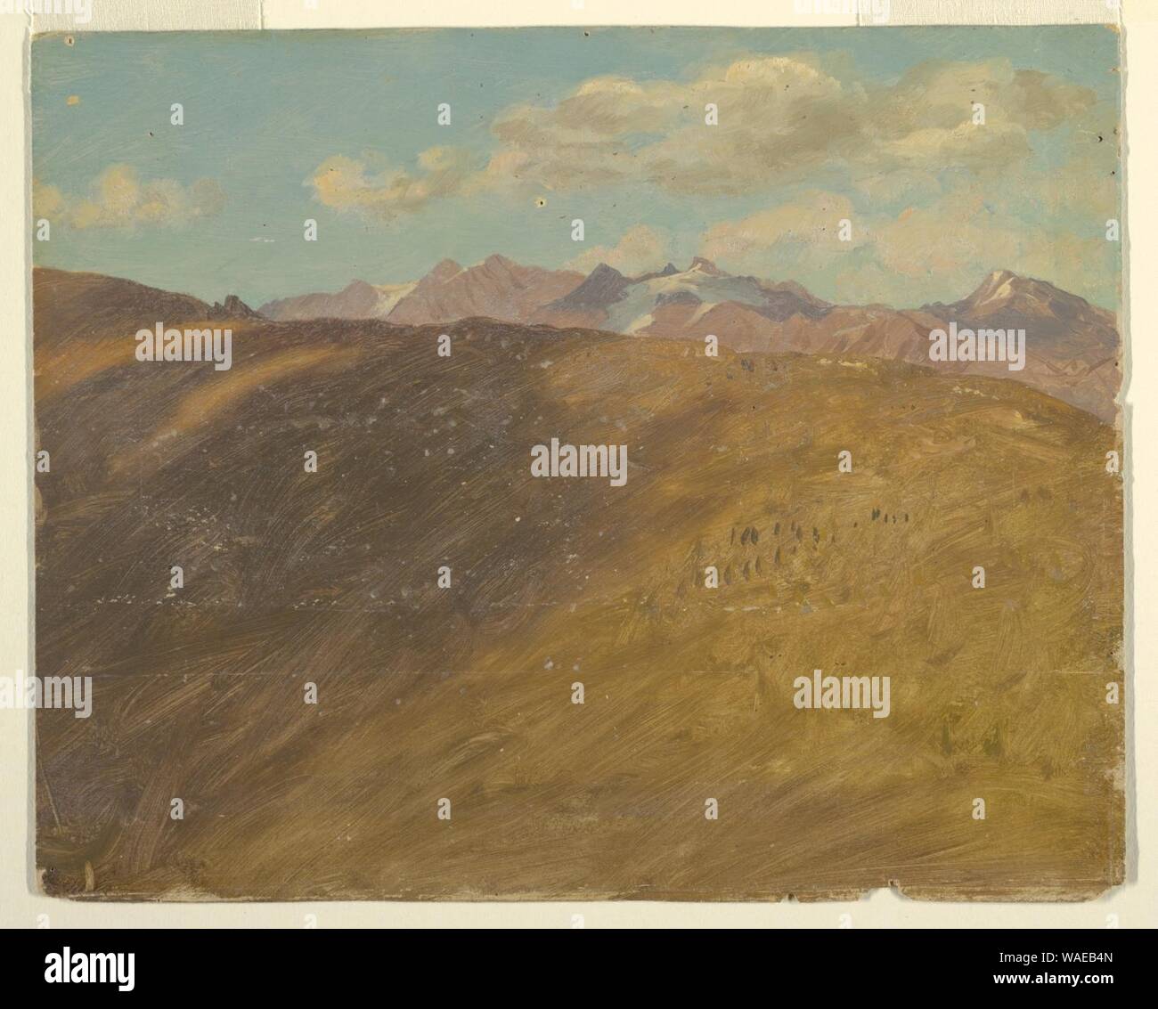 Drawing, Bavarian or Swiss Alps, 1868 Stock Photo - Alamy