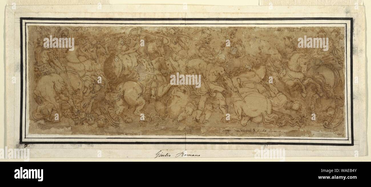 Drawing, Battle Scene, 1524–46 Stock Photo - Alamy