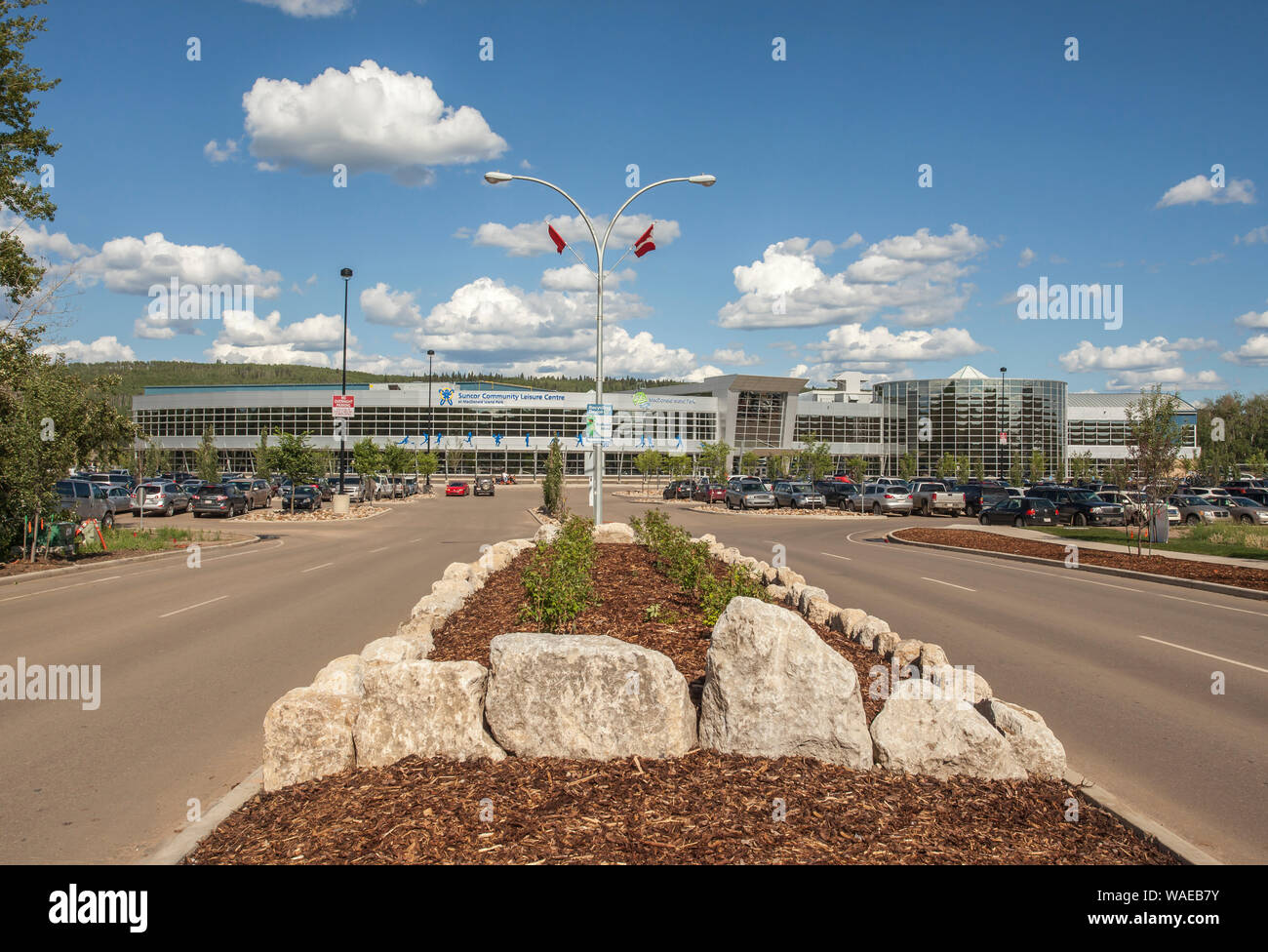 Suncor Community Leisure Centre at MacDonald Island Park in Fort ...