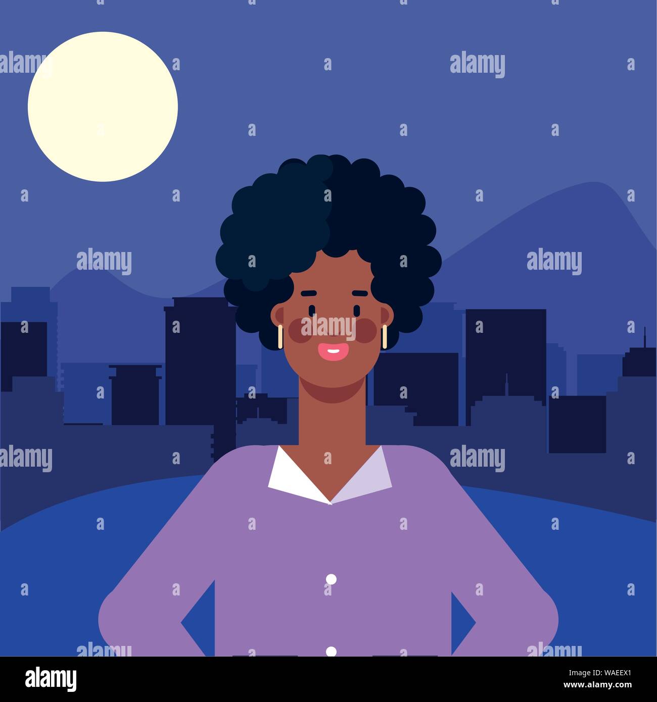 happy labor day - businesswoman street city sun vector illustration ...