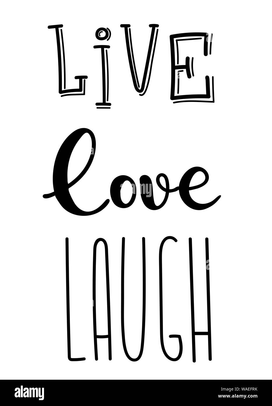 Live hand Stock Vector Images - Alamy