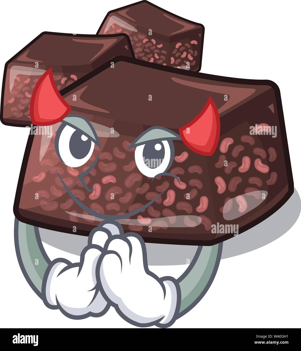 Devil mizuyoukan cartoon chill in the fridge Stock Vector Image & Art ...