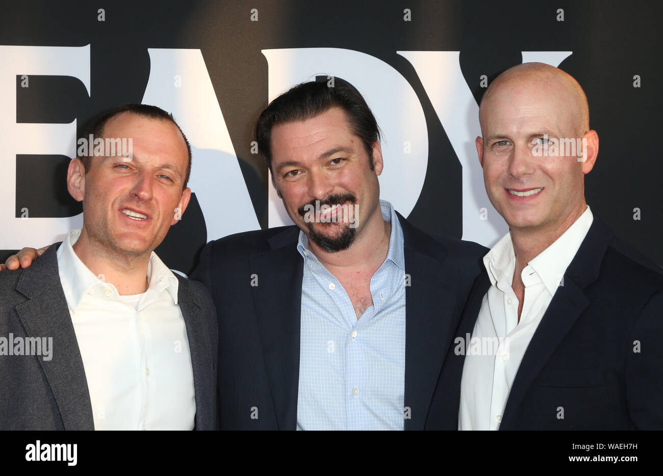 Culver City, Ca. 19th Aug, 2019. James Vanderbilt, William Sherak ...