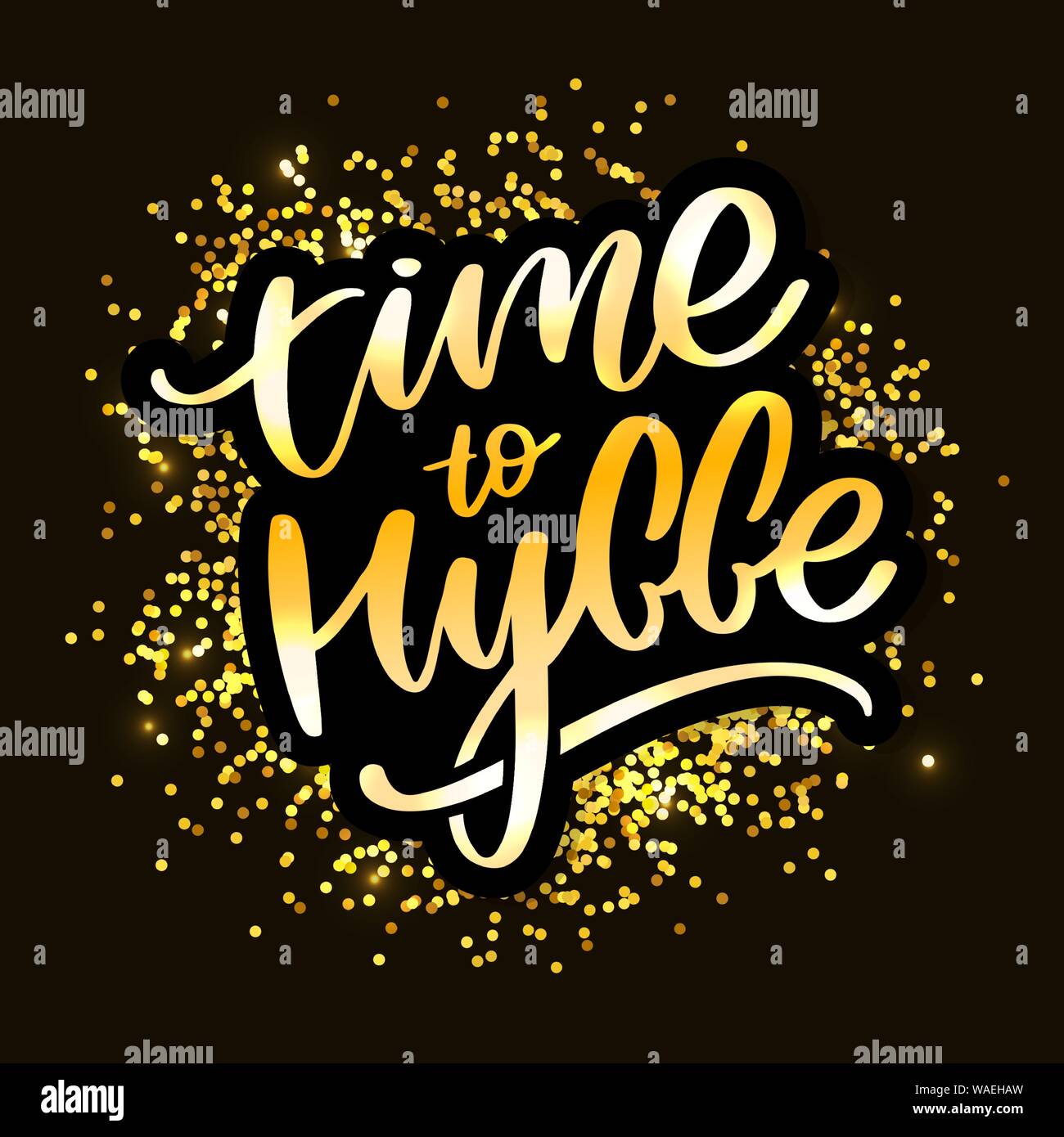 Let's hygge. Inspirational quote for social media and cards. Danish ...