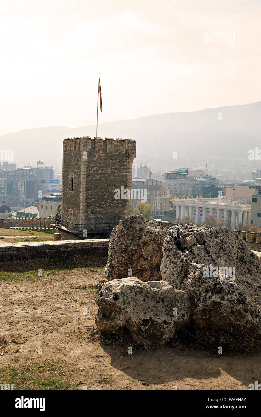 Medieval Fortress;Skopje; Northern Macedonia Stock Photo - Alamy