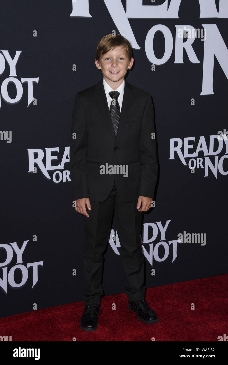 August 19, 2019, Culver City, California, USA: LIAM MACDONALD attends ...