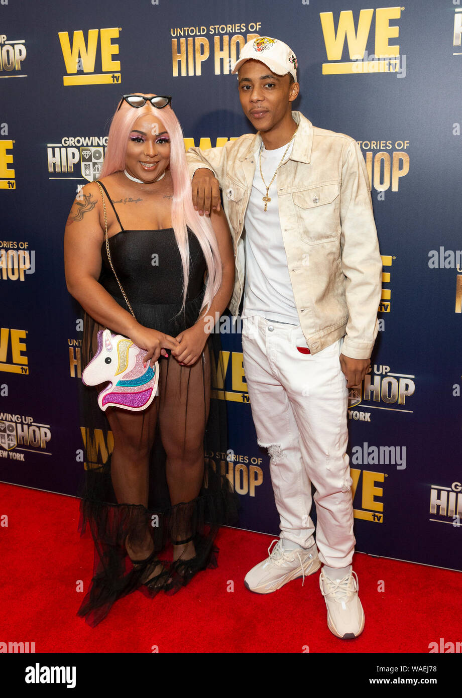 New York, United States. 19th Aug, 2019. Da'zyna Draymond, and H2Flee ...