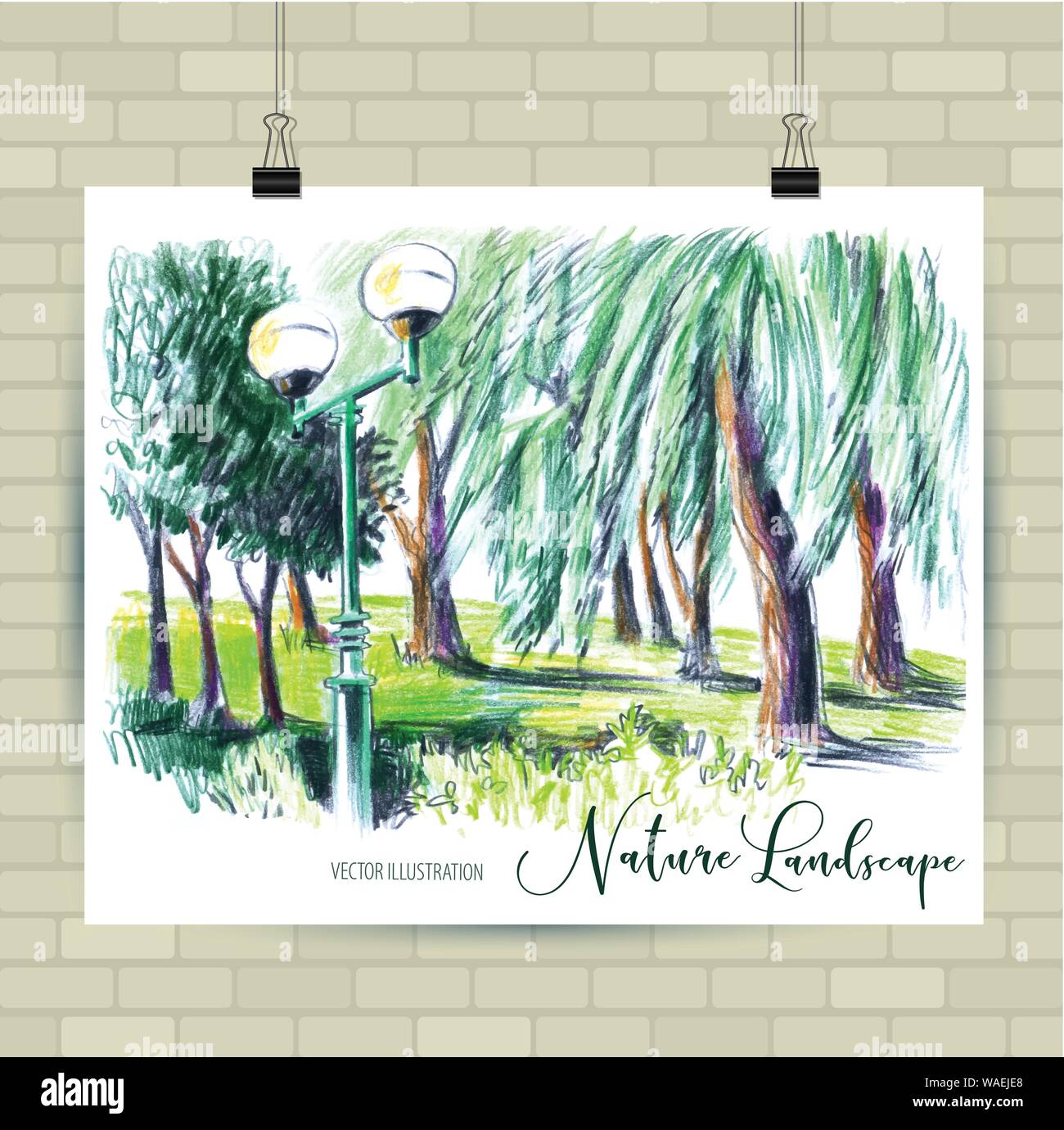 Ecology landscape format Stock Vector Images - Alamy