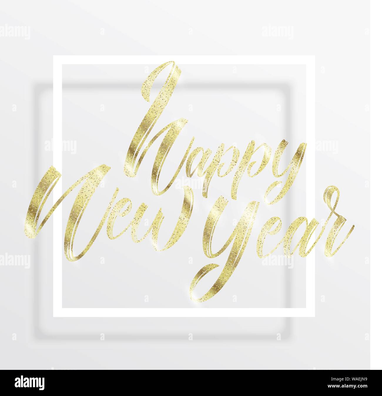 Golden text wishes merry christmas Stock Vector Images - Alamy