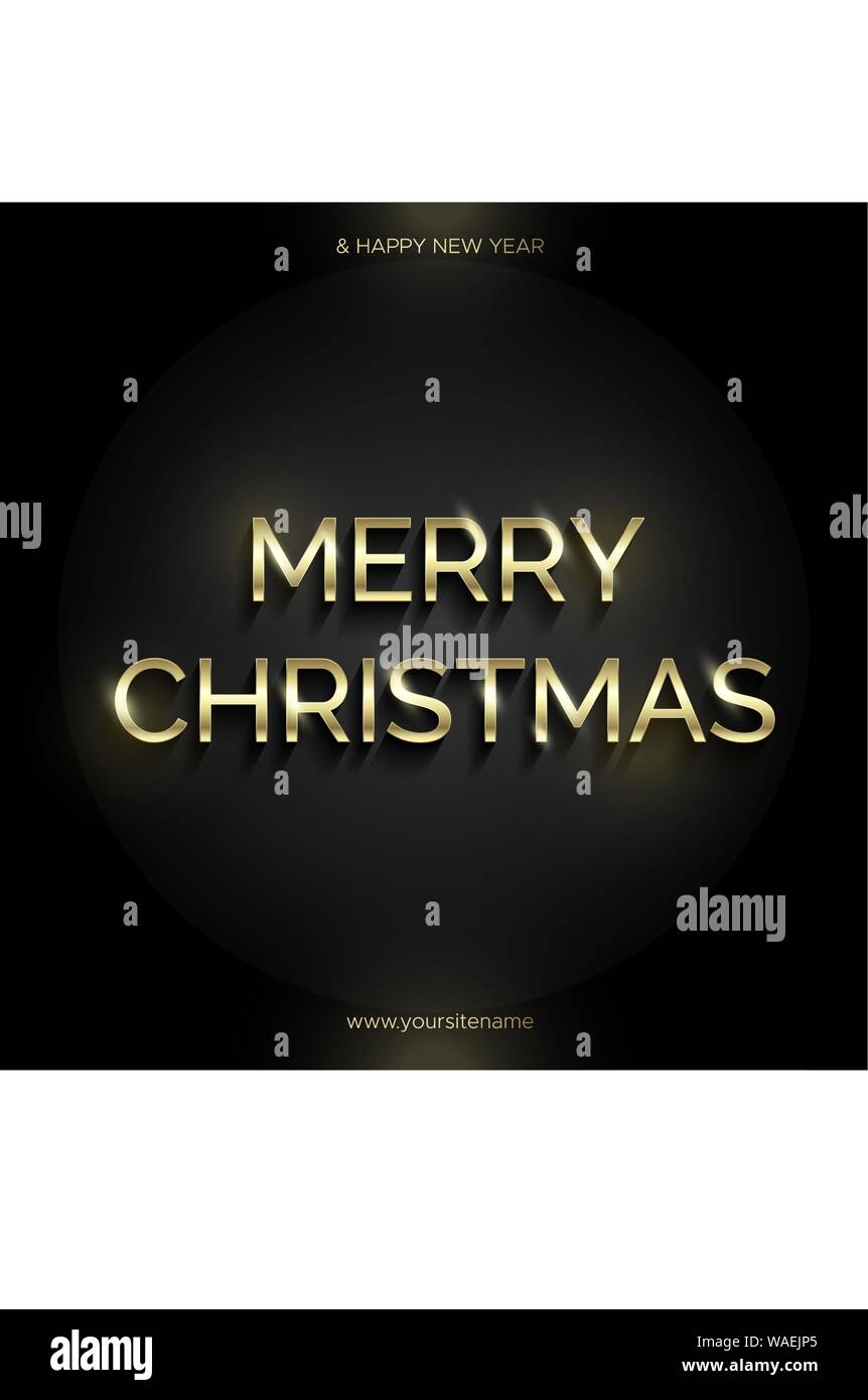 Merry christmas! inscription on Stock Vector Images - Alamy