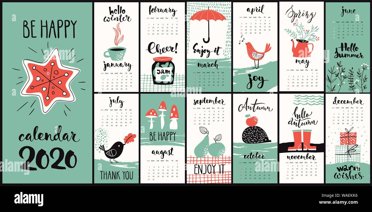 Abstract black white background calendar Stock Vector Images - Alamy