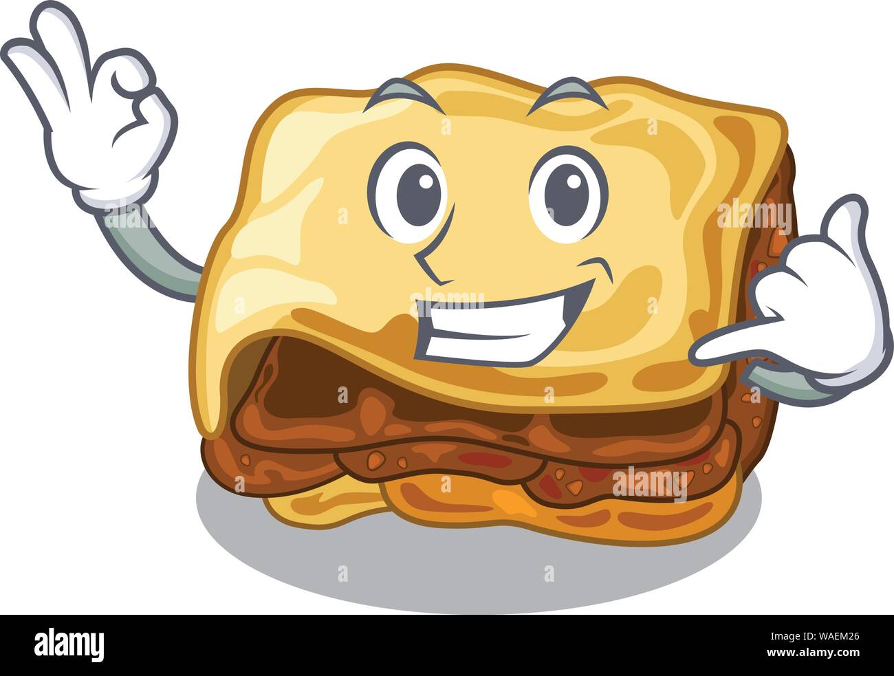 Musaka Stock Vector Images - Alamy