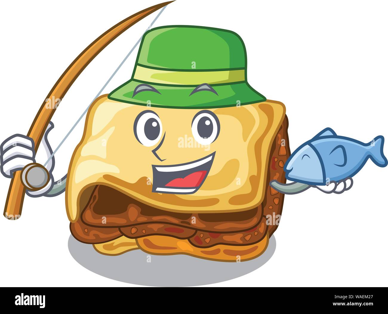 Moussaka casserole Stock Vector Images - Alamy