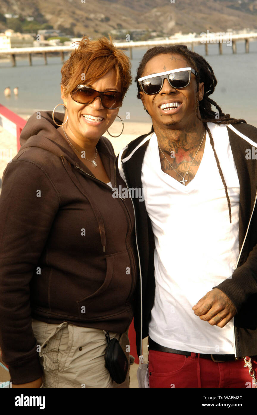 Rapper Lil Wayne on-set at the Mack 10 ft. Lil Wayne, and Rick Ross "So ...