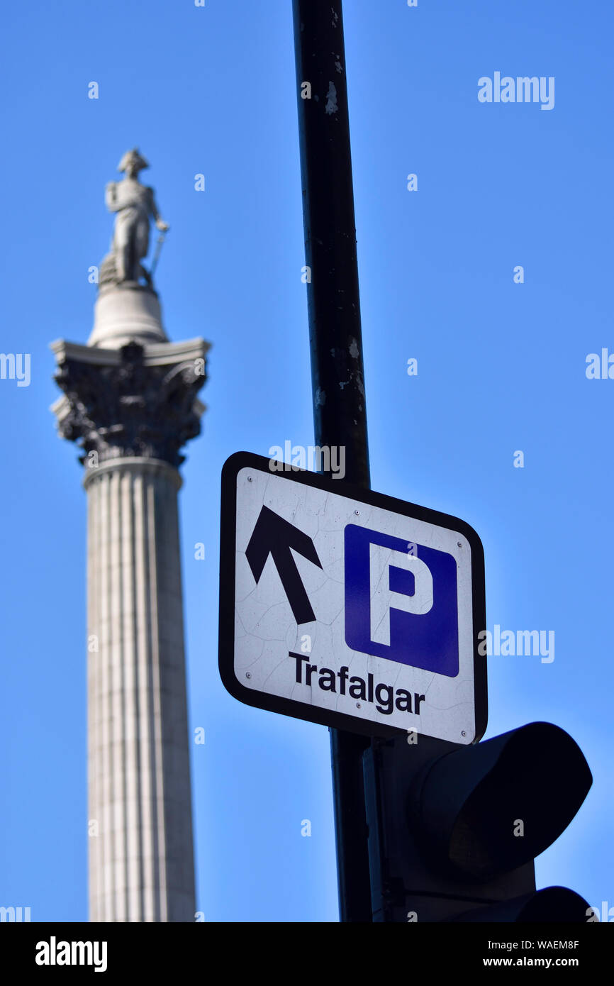 The trafalgar square car park hi-res stock photography and images - Alamy