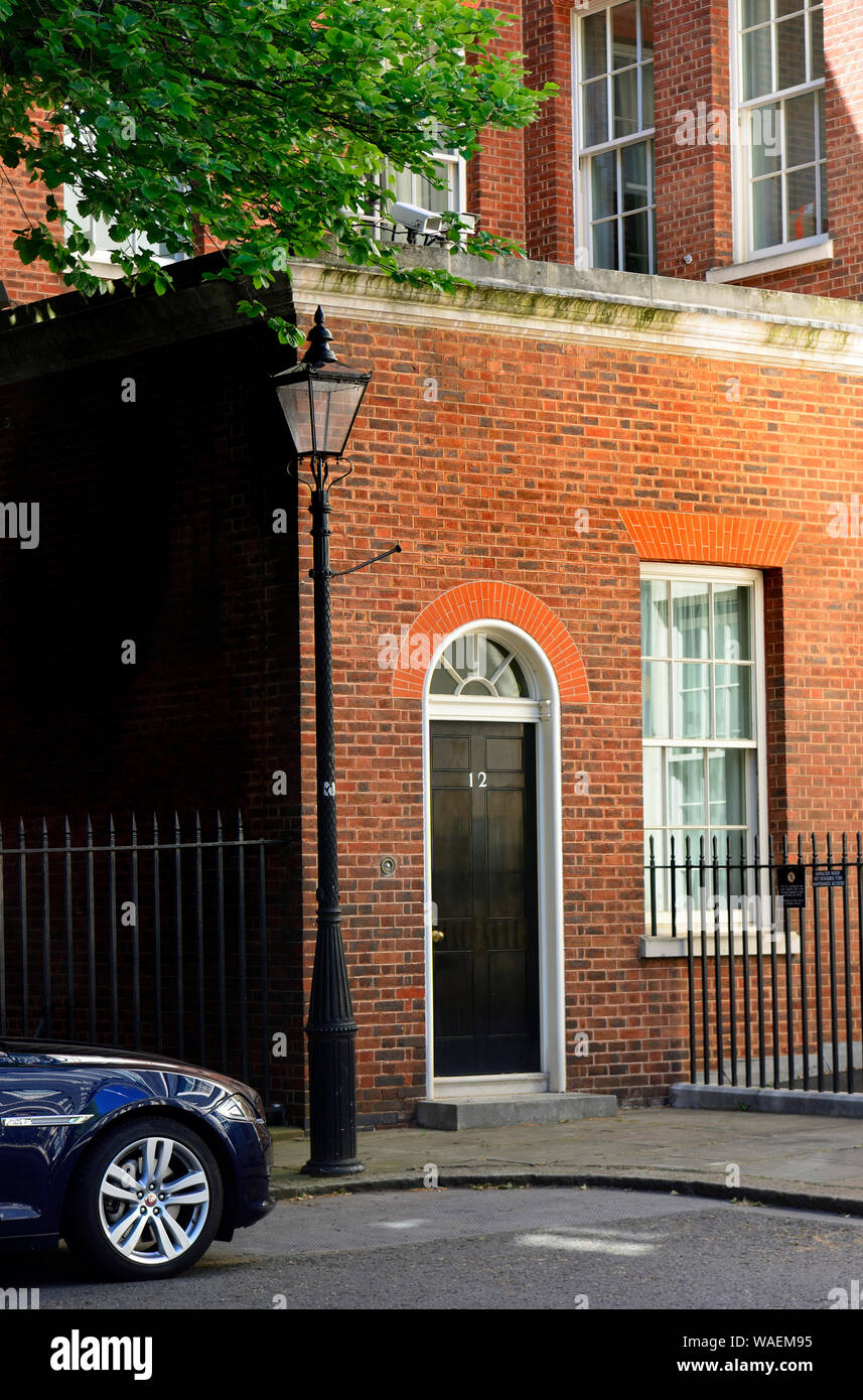 London, England, UK. No 12 Downing Street - contains Chief Whip's ...