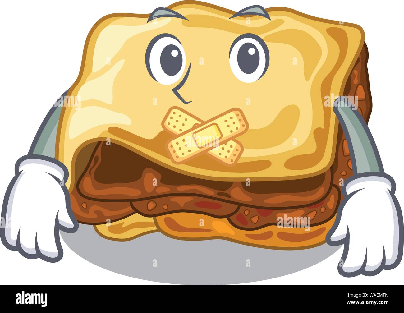 Moussaka above Stock Vector Images - Alamy