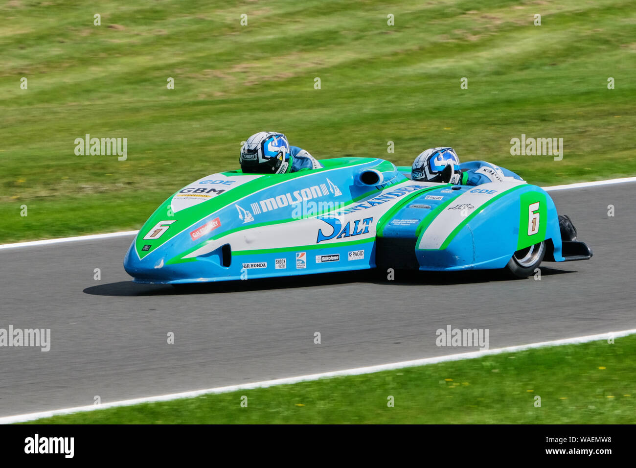 Todd Ellis and Charlie Richardson power down Park Straight during the ...