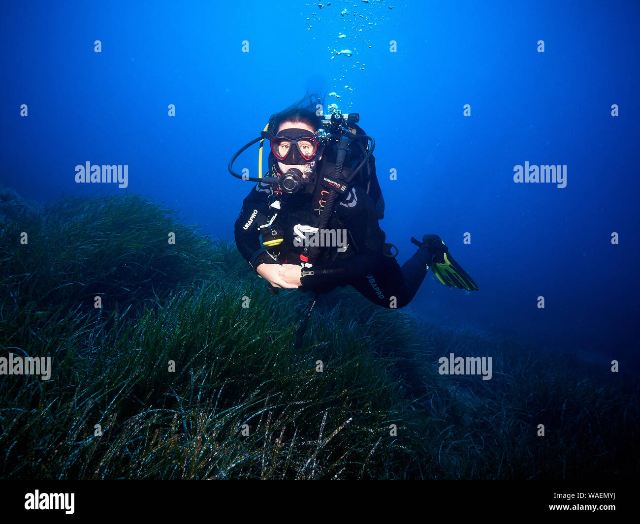 Lady scuba diver hi-res stock photography and images - Alamy