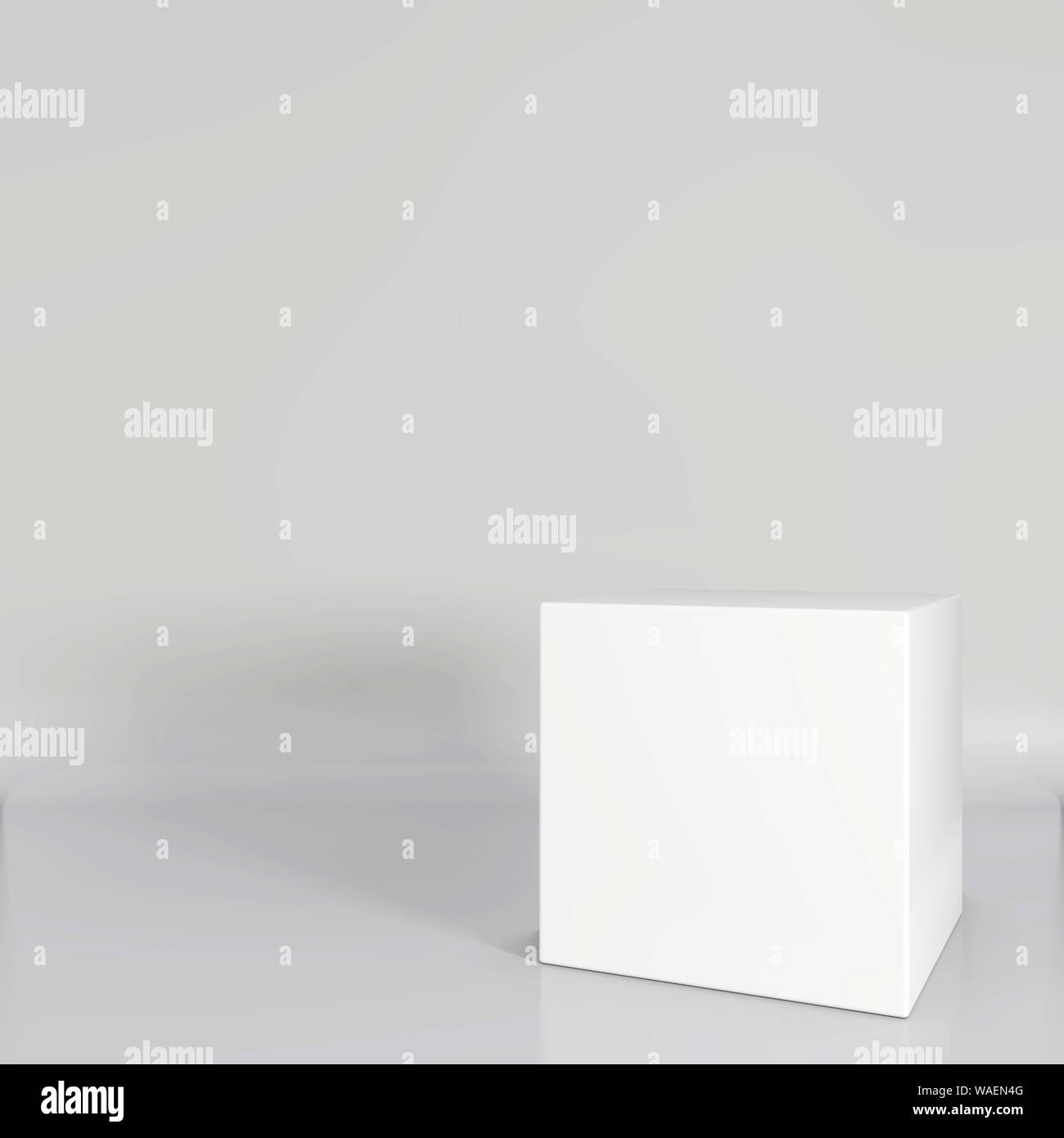 Cube 3d white hi-res stock photography and images - Alamy