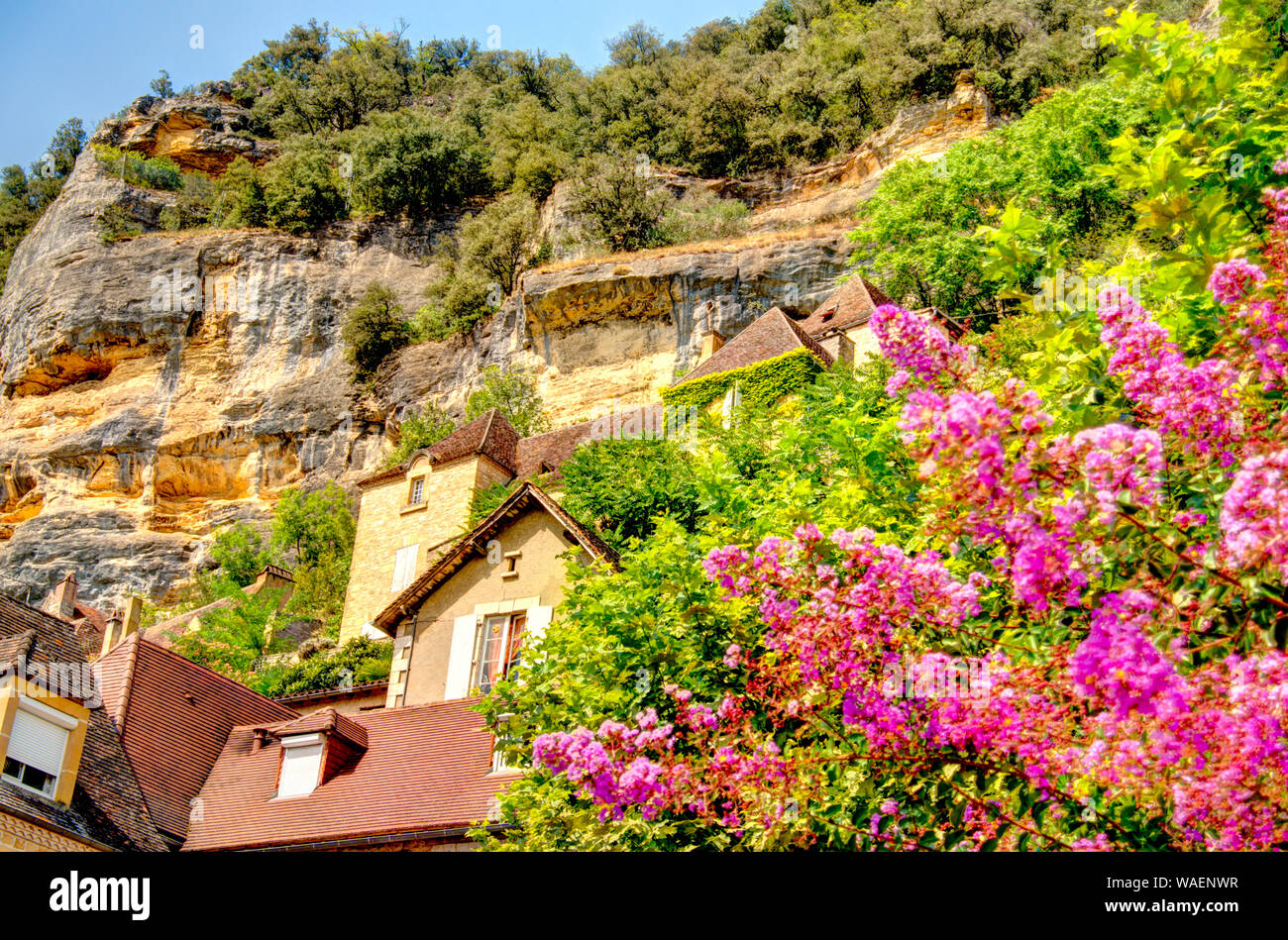 Aerial view castelnaud castle dordogne hi-res stock photography and ...