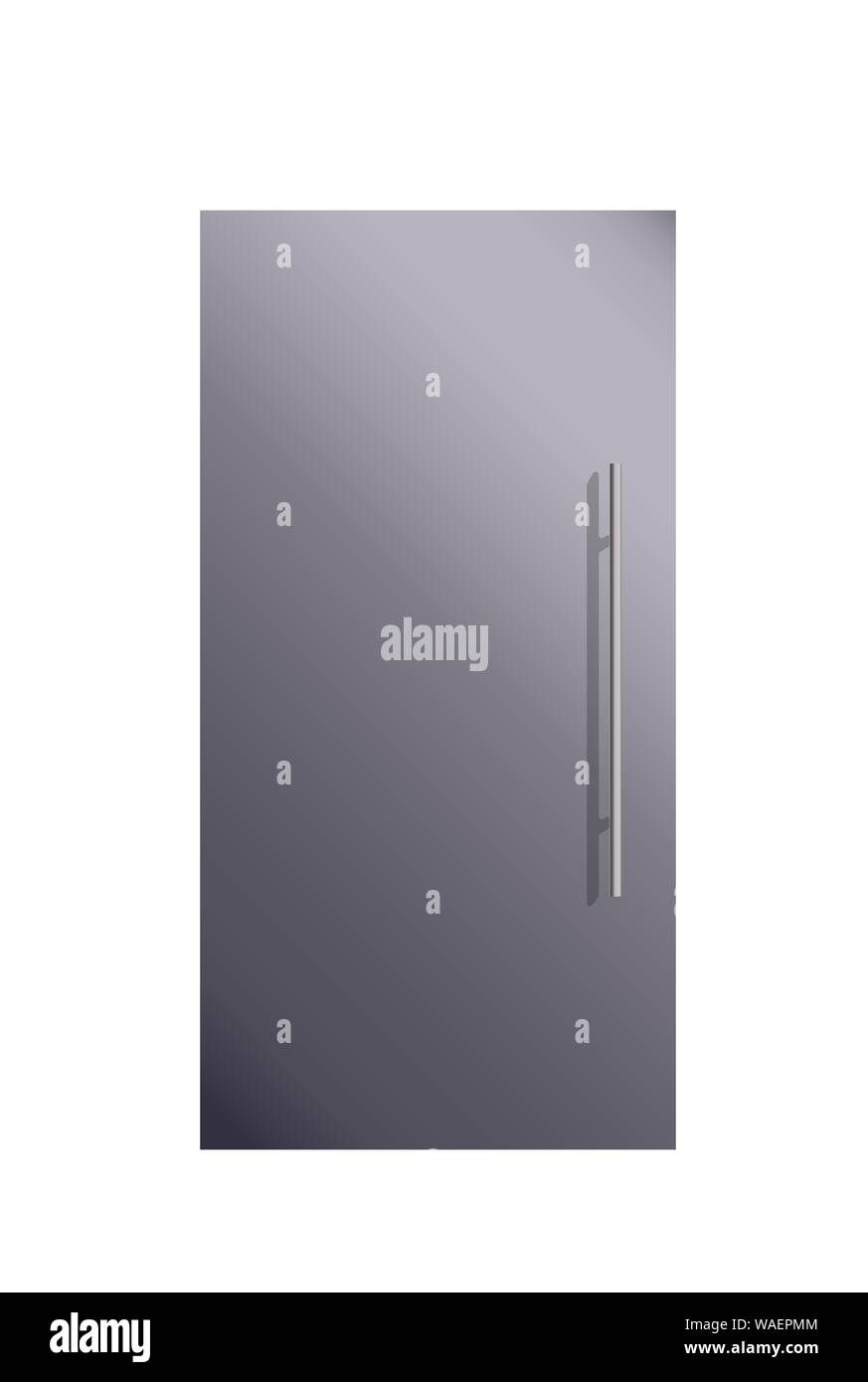 Modern metal entrance doors Stock Vector Images - Alamy