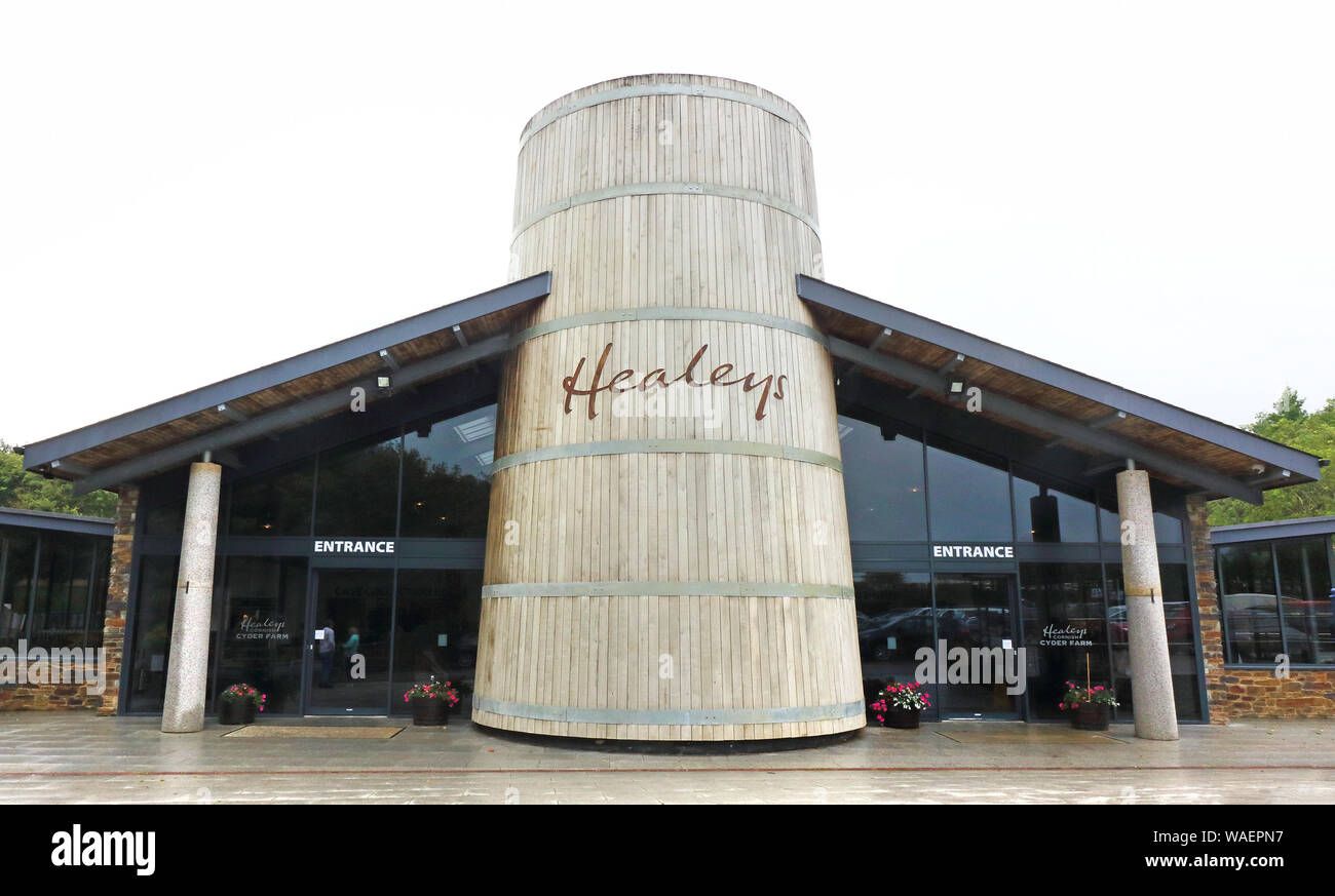 Entrance lobby at the Cyder farm in Penhallow.Healey's Cornish Cyder ...