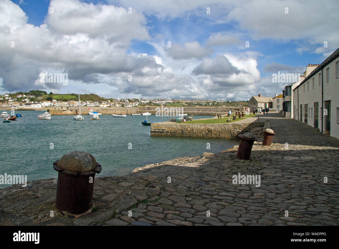 The harbour at St Michael’s Mount, Marizion, Cornwall Stock Photo - Alamy