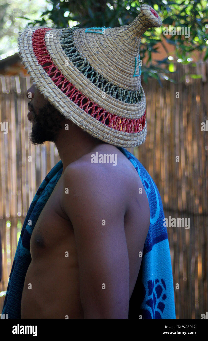 Basotho traditional hat hi-res stock photography and images - Alamy
