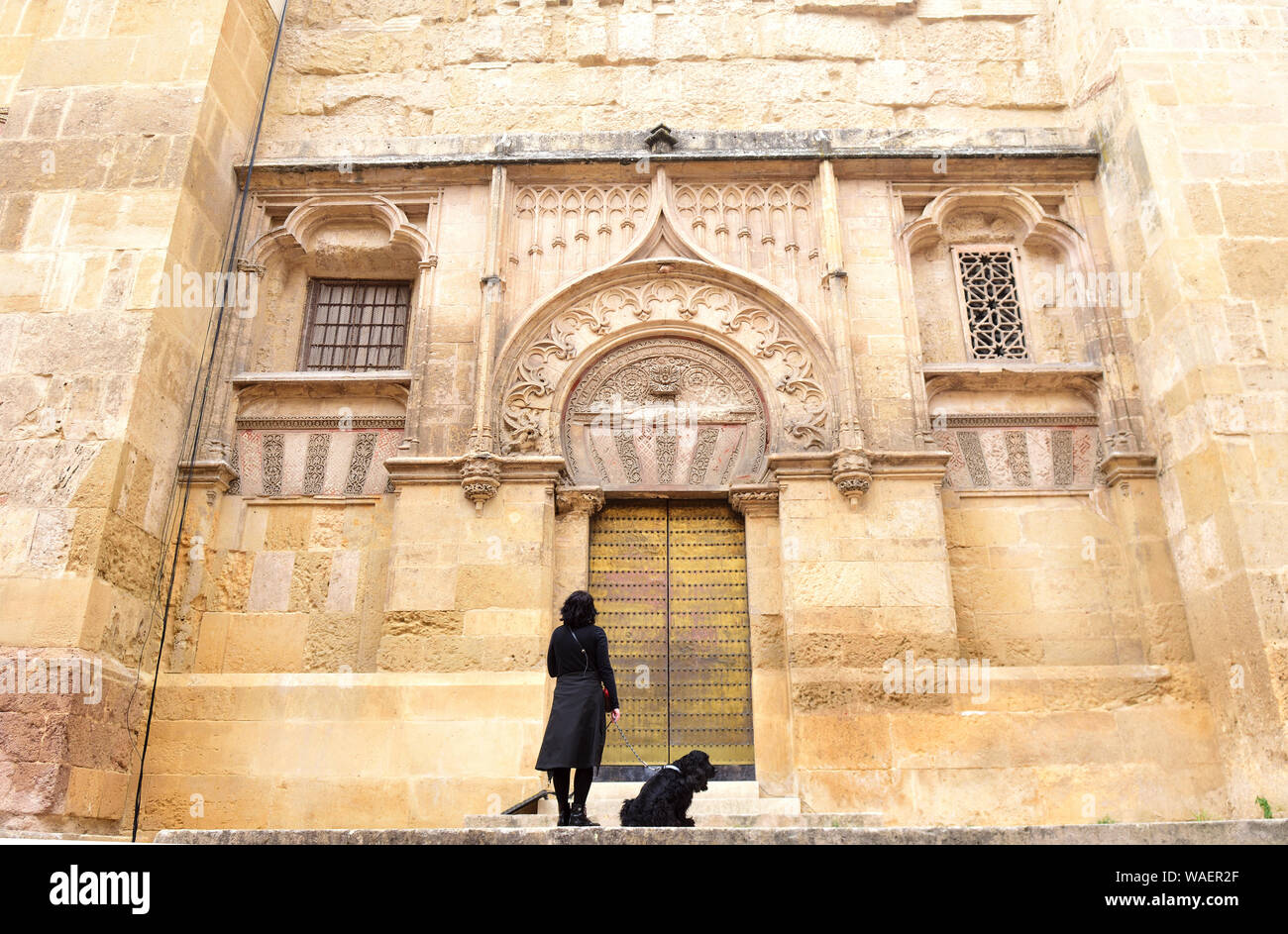 Door and facade of Postigo del Palacio, Moorish facade of the Great ...