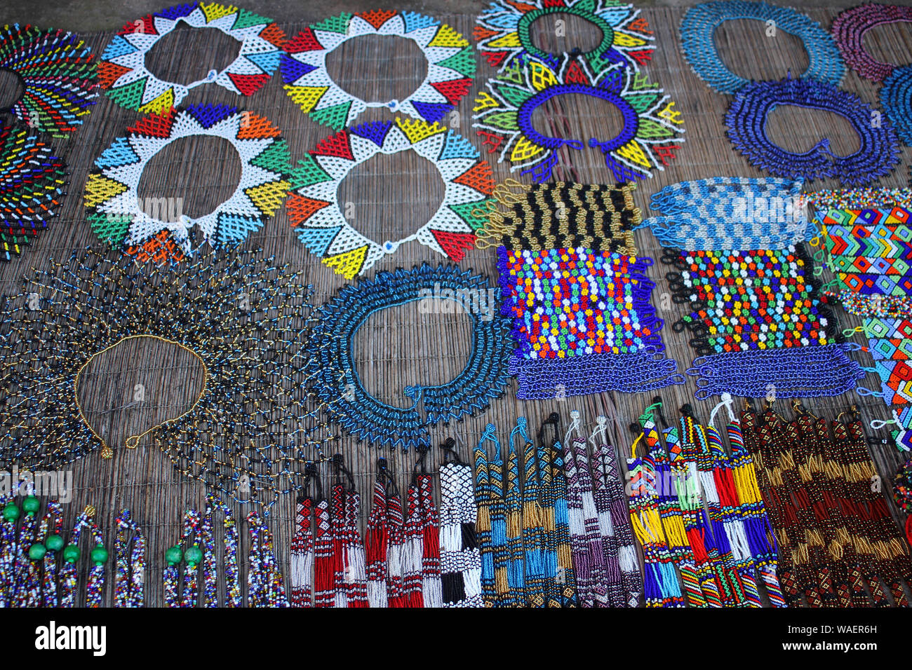 African beaded necklace hi-res stock photography and images - Alamy