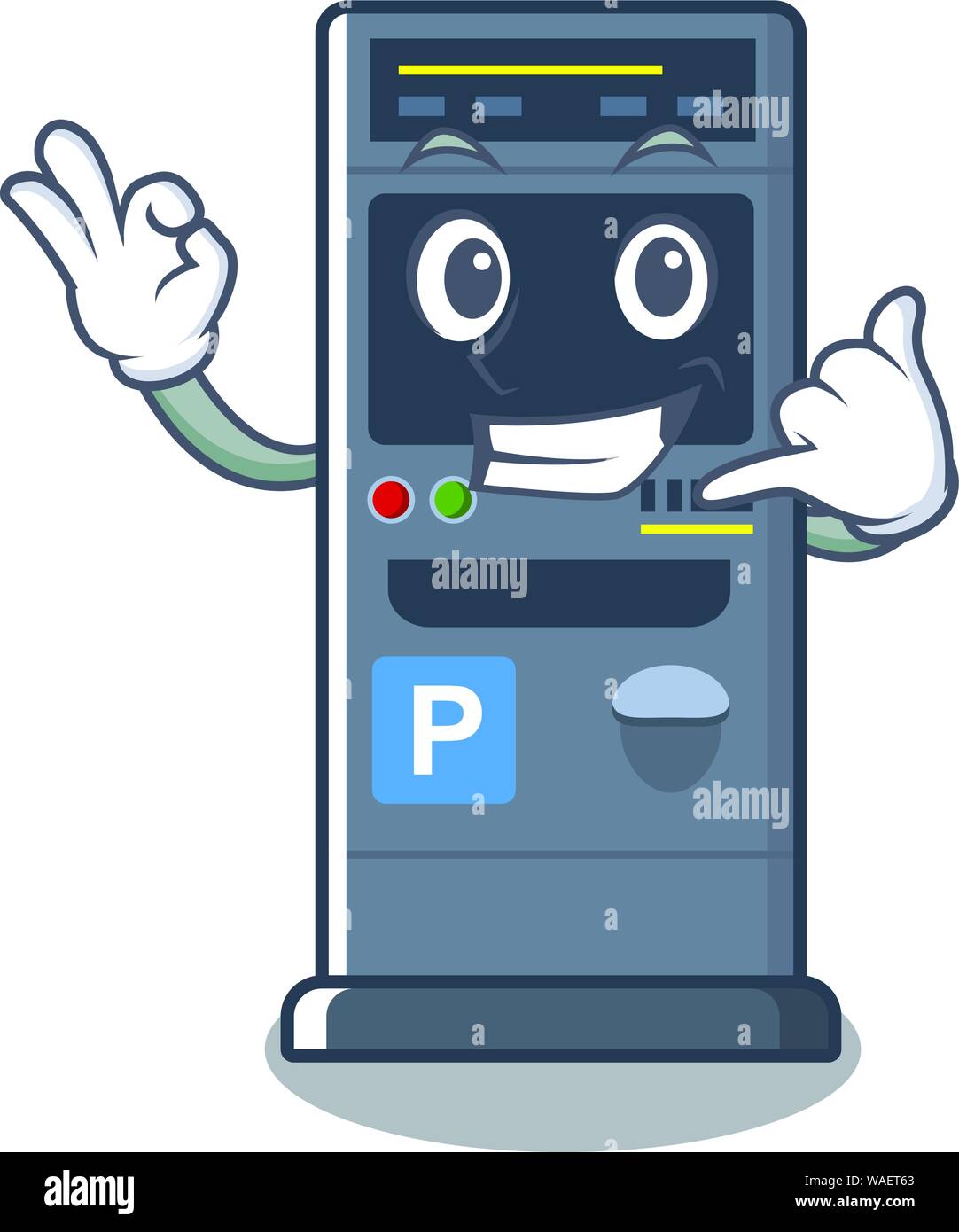 Call me vending machines park cartoon the door Stock Vector Image & Art ...