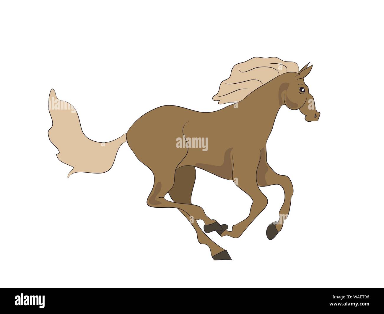 Animated Horses Running