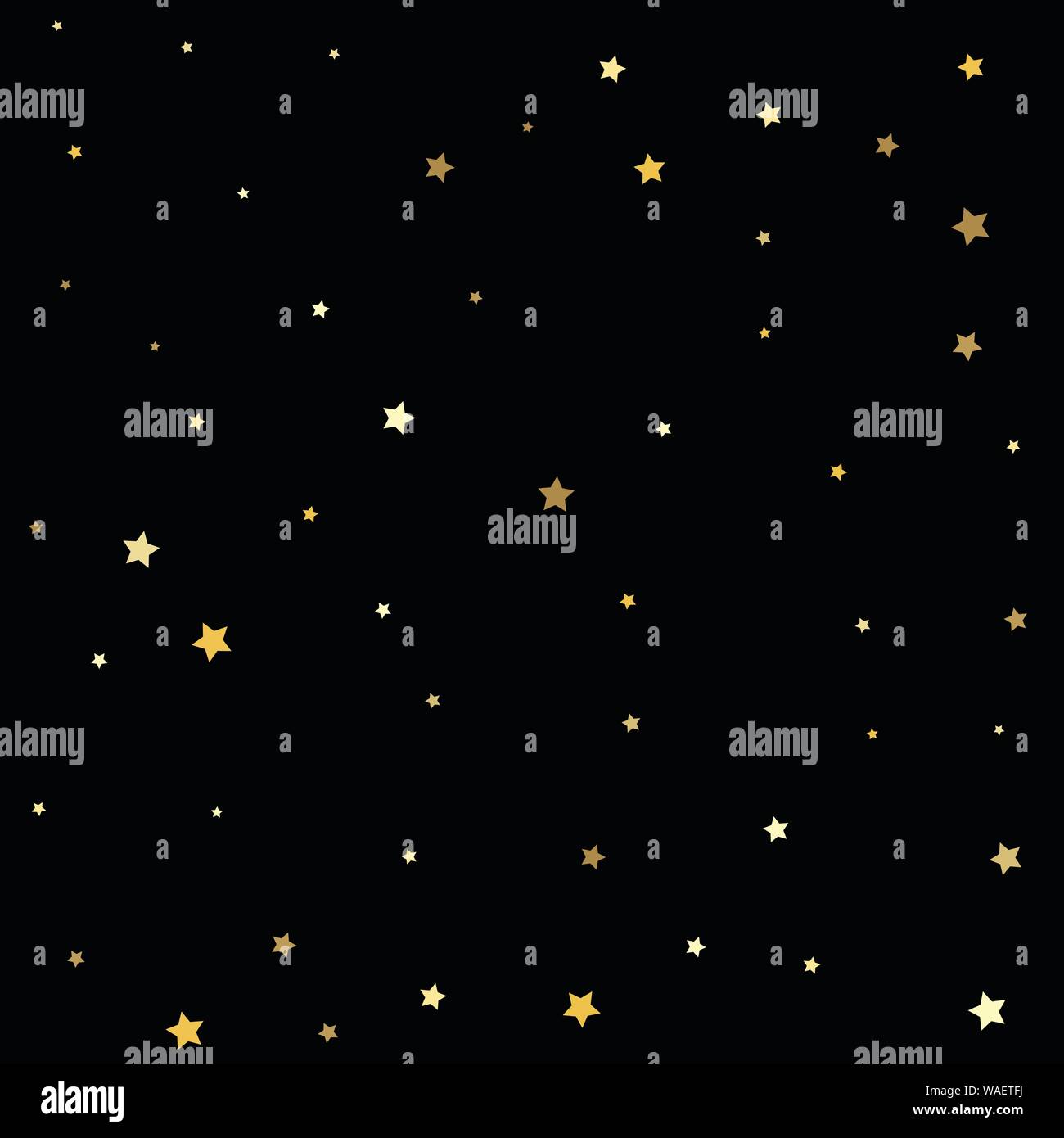 Premium sparkles stardust background pattern. Gold stars Stock Vector ...