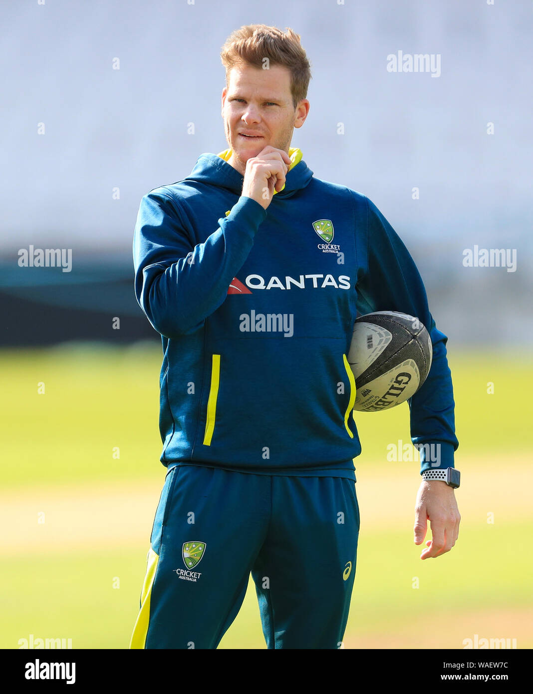 Australia's Steve Smith during the nets session at Headingley, Leeds ...