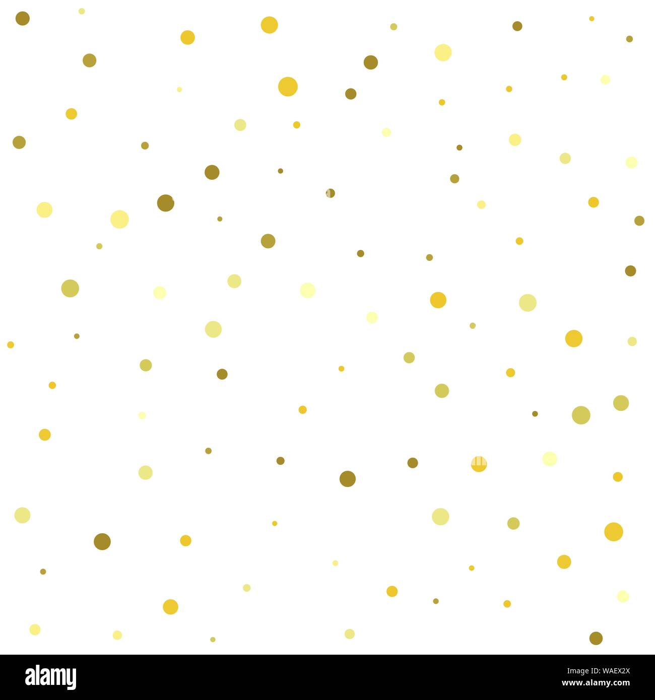 Gold dots vector Cut Out Stock Images & Pictures - Alamy