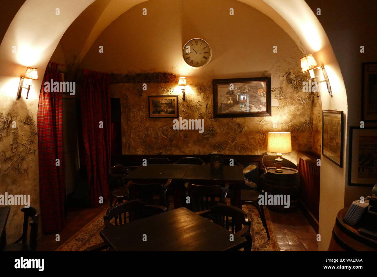 The Scotsman bar in the Transylvanian city of Sibiu in Romania. Picture ...