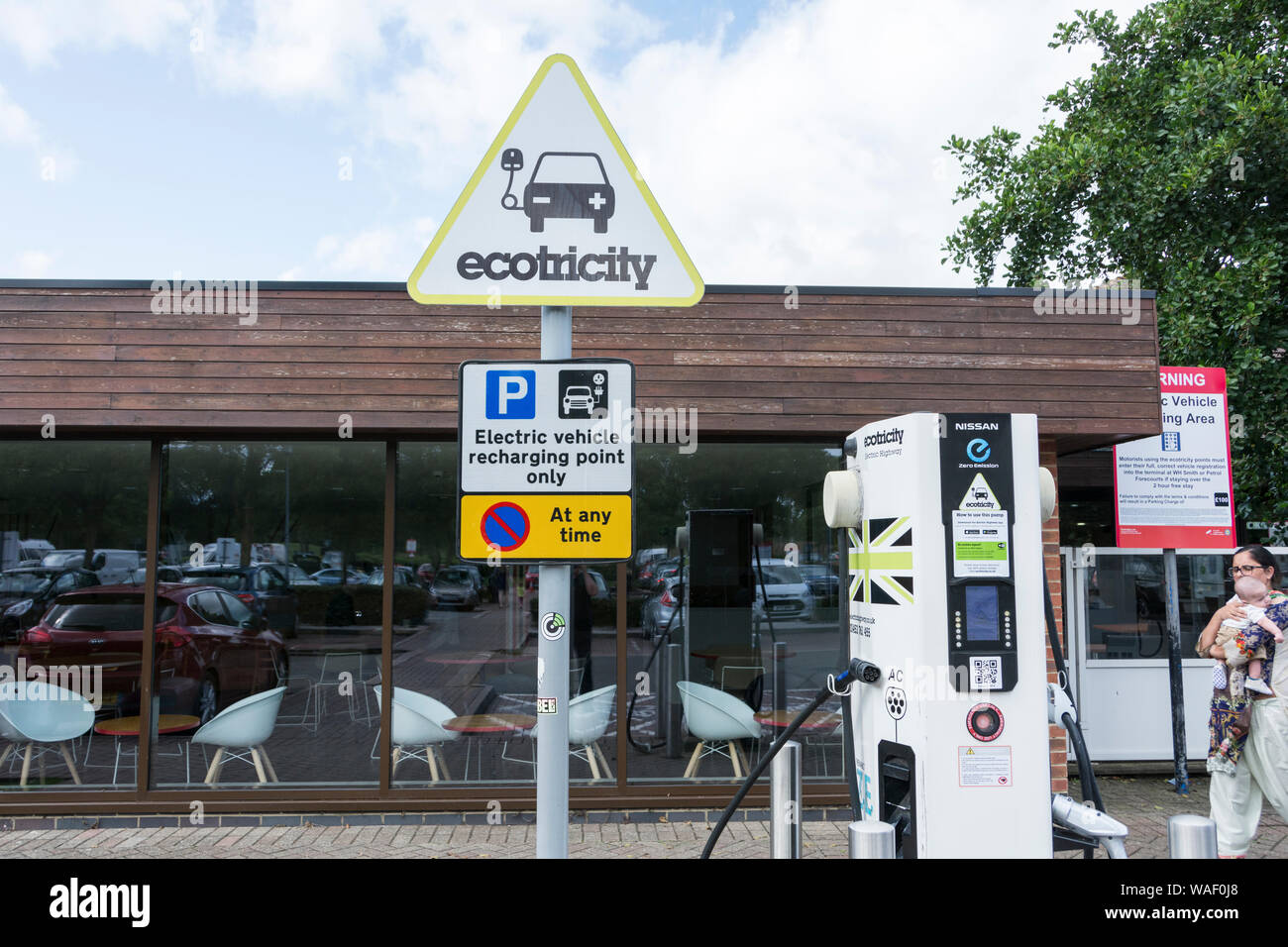 Ecotricity Electric Vehicle Recharging Point at Warwick services ...