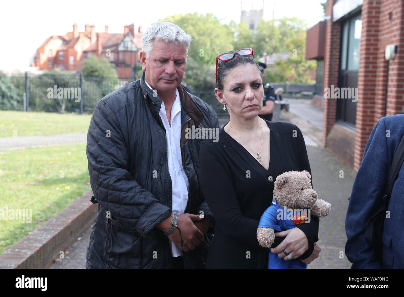 Jo, the mother of Jed Foster, with his stepfather (name not given ...
