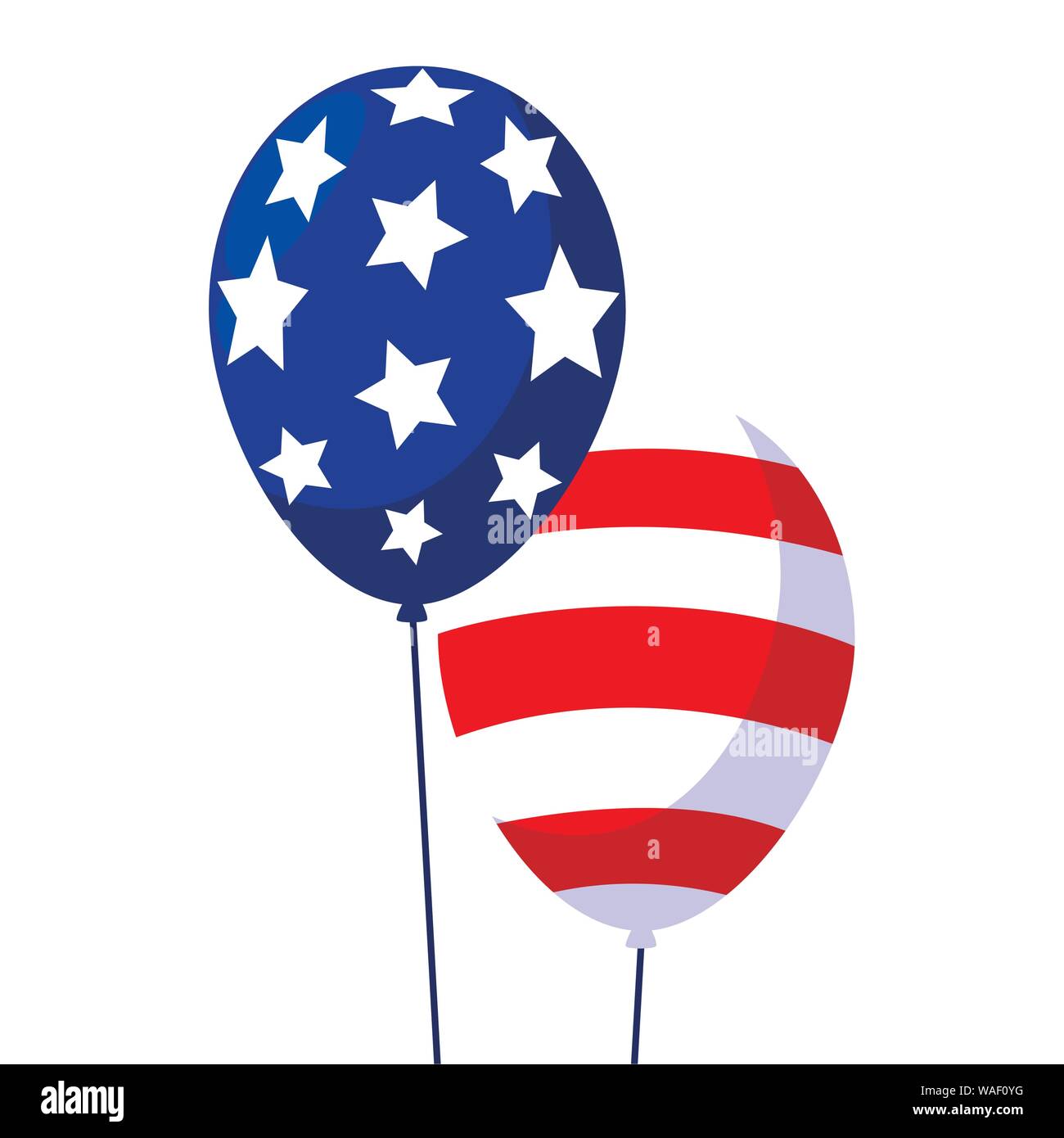 happy labor day - balloons decoration celebration vector illustration ...