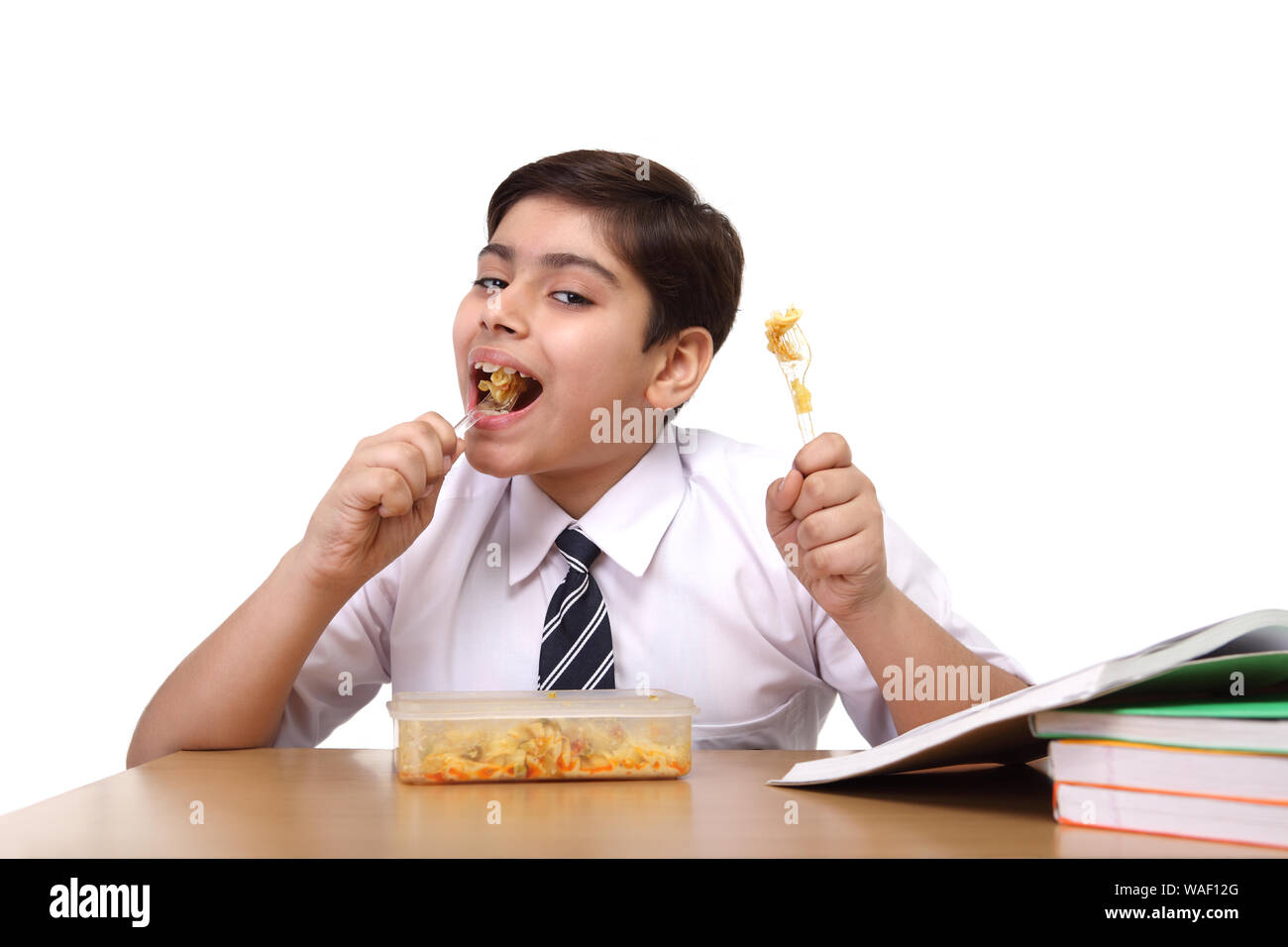 Student eating classroom hi-res stock photography and images - Alamy