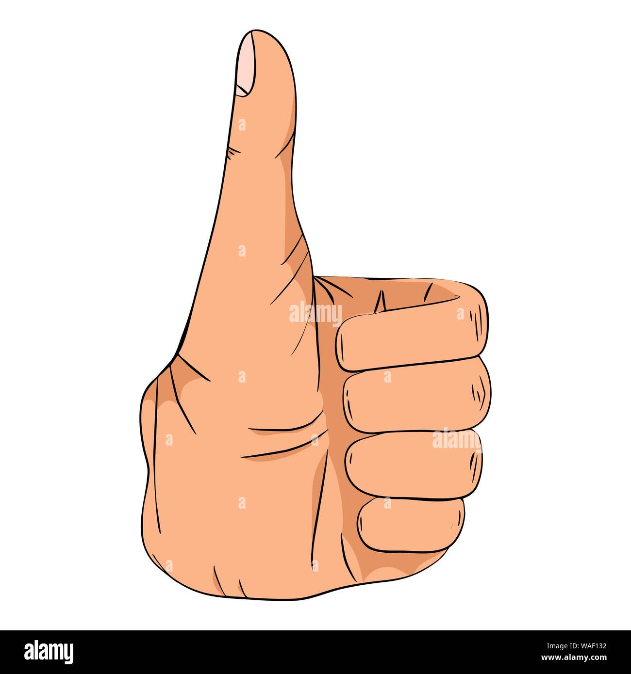 Hand gesture with good sign Stock Vector Image & Art - Alamy